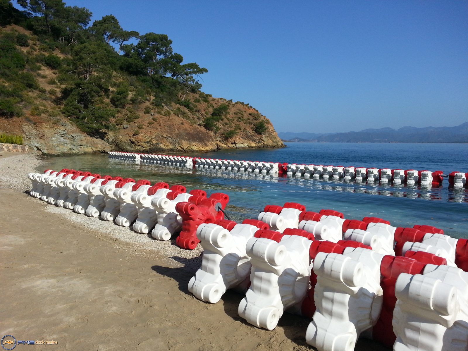 Concrete Floating Breakwater by PMS Dock Marine - Yüzer İskeleler ...